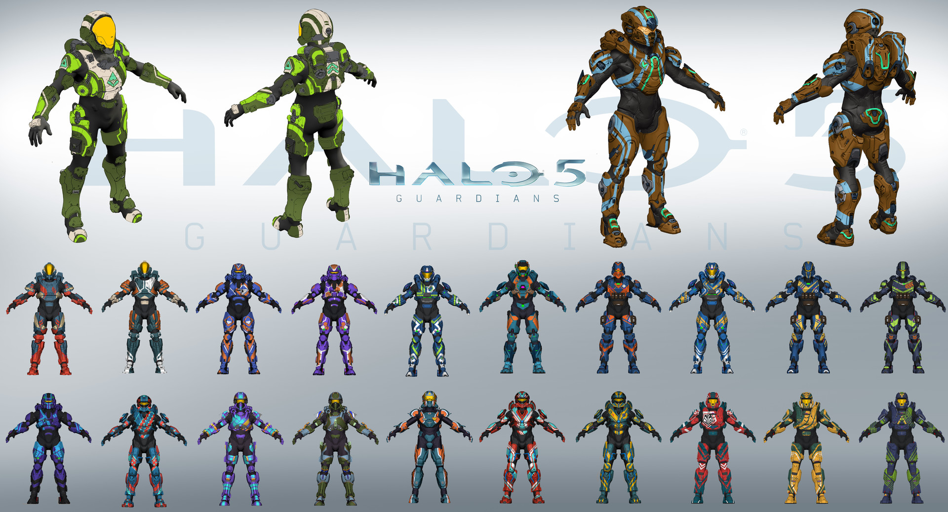 Ven Locklear - Halo 5 Armor Skins