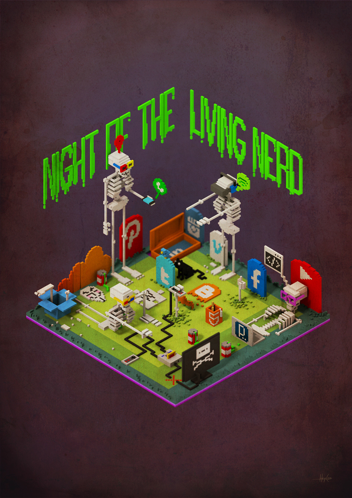 ArtStation - night of the living nerd