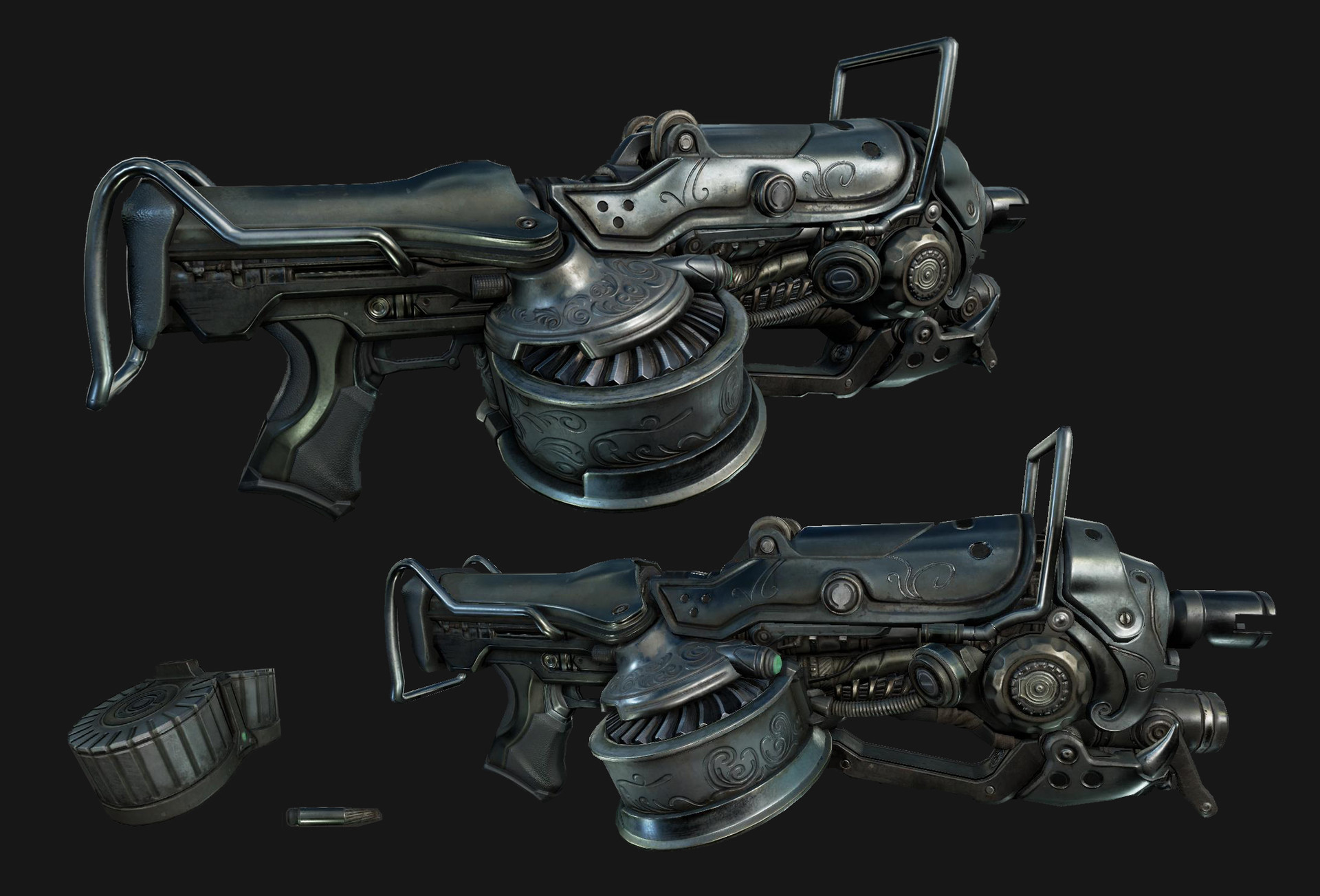 ArtStation - unreal engine 4 gun01