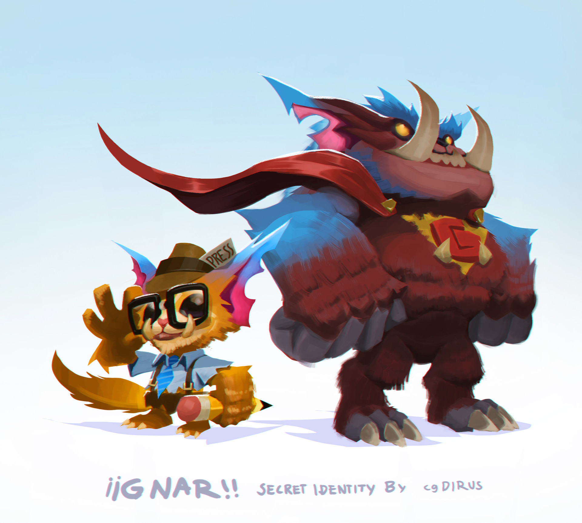 ArtStation - Super Gnar skin concept