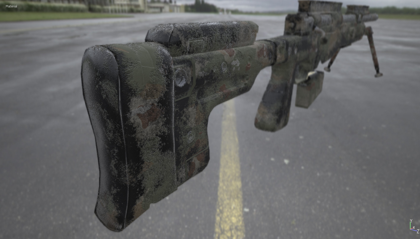 Robert Bonner - AT .308 - 7.62x51 Sniper Rifle 4k Map - Unreal Engine 4 ...