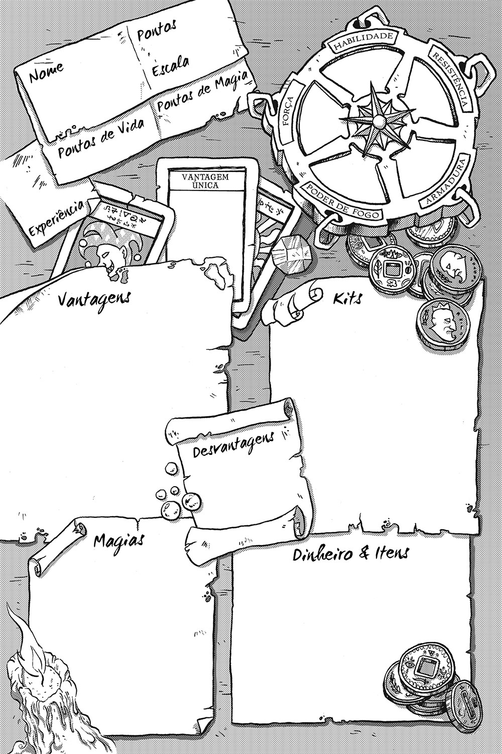 ArtStation - Tormenta Alpha Character Sheet