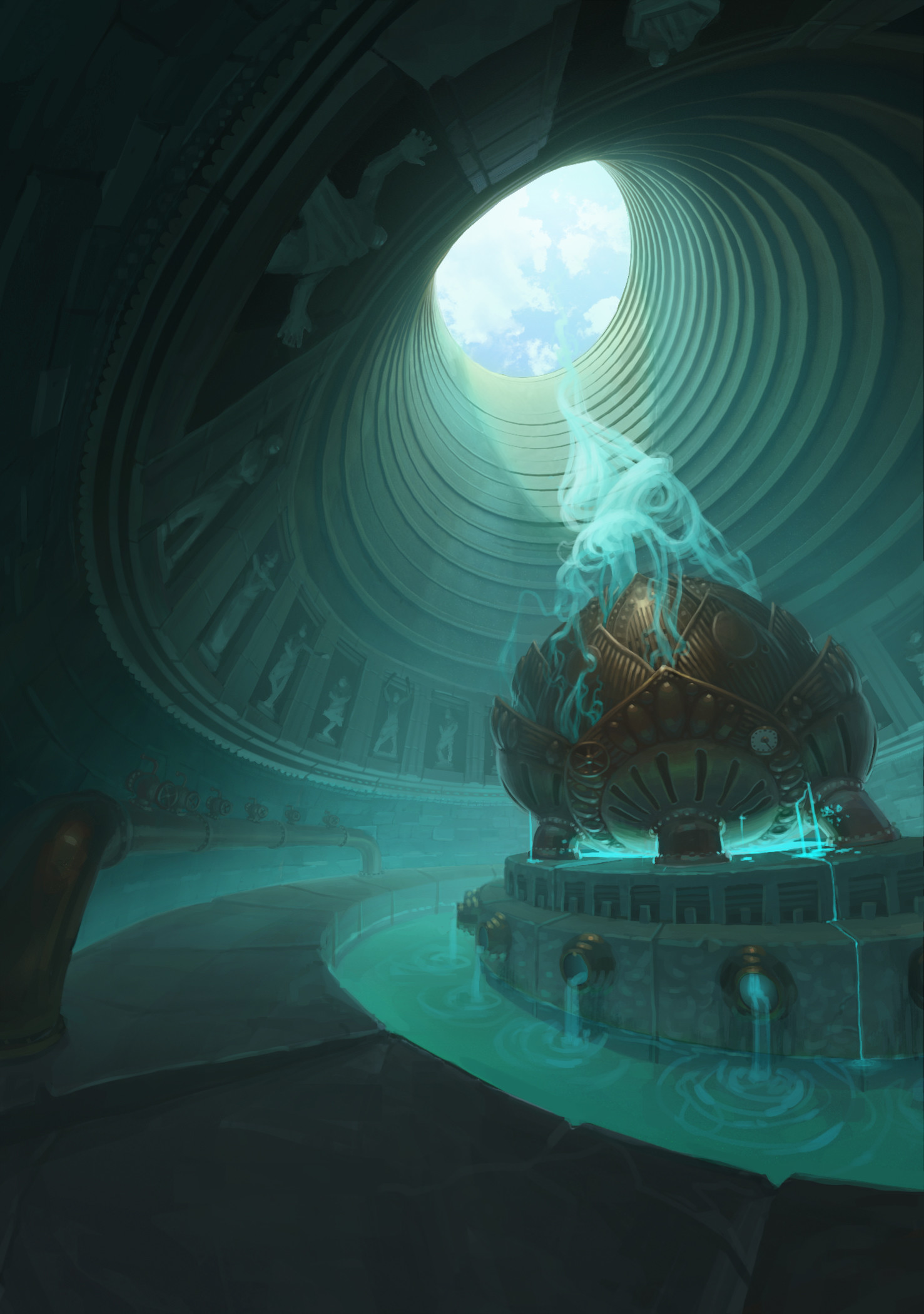 ArtStation - Inside the Cloudforge