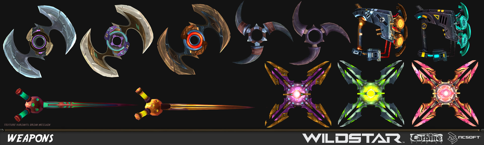 Brian McClain - WildStar Weapons