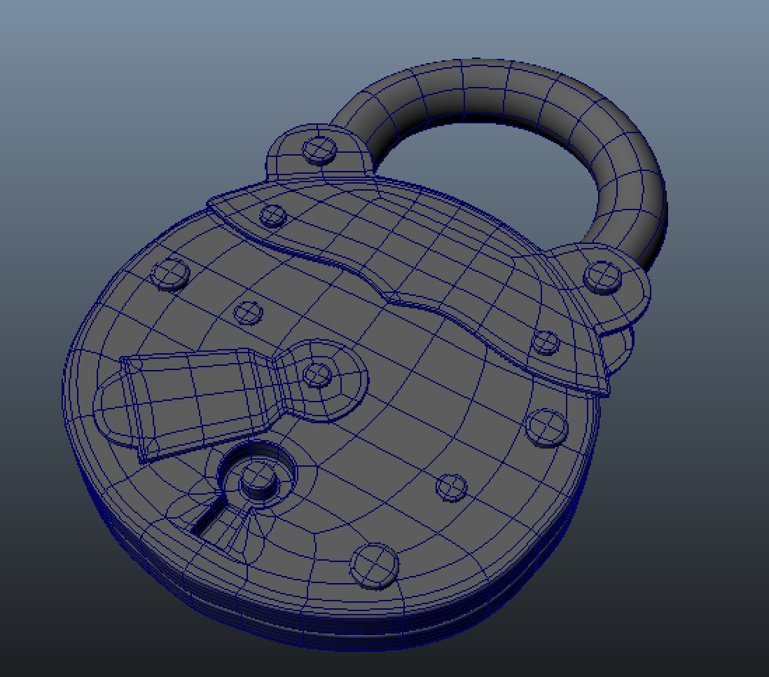 ArtStation - Modeled Lock