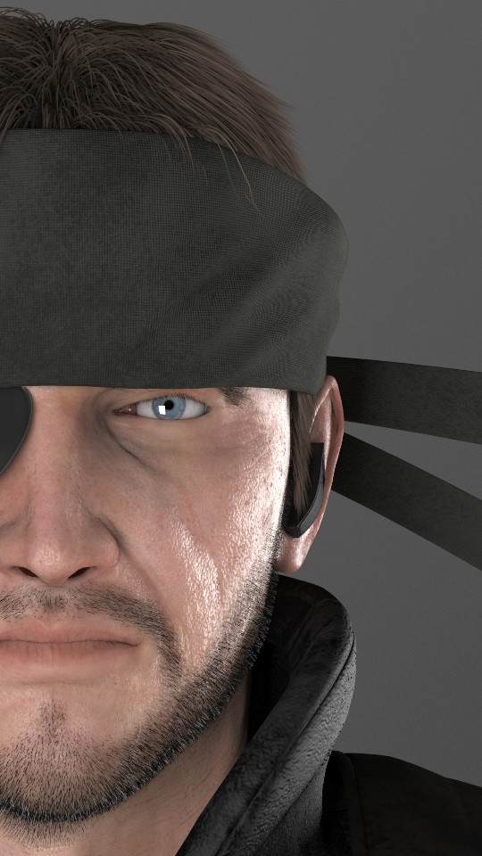 ArtStation - Solid snake wip