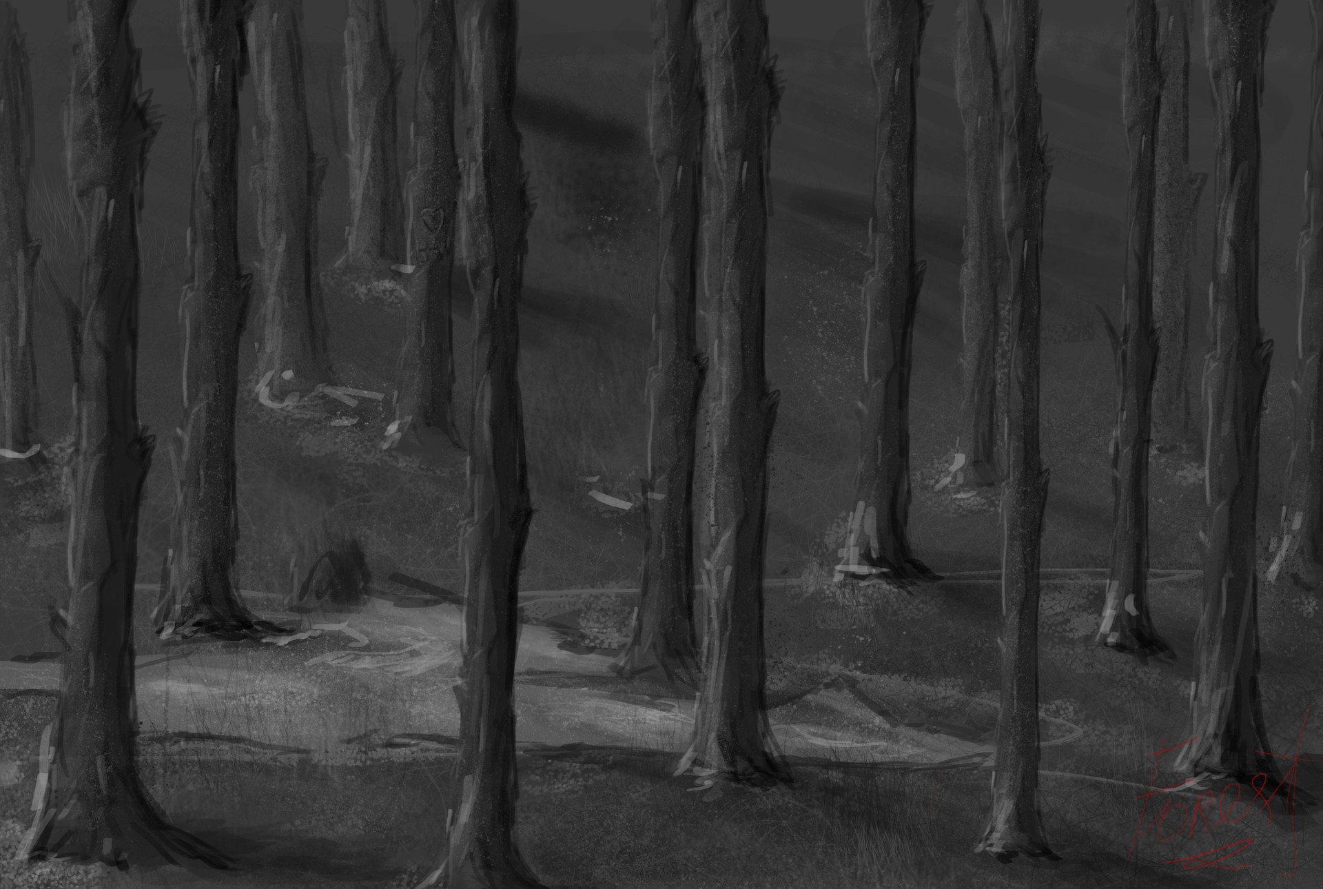 ArtStation - Noir forest