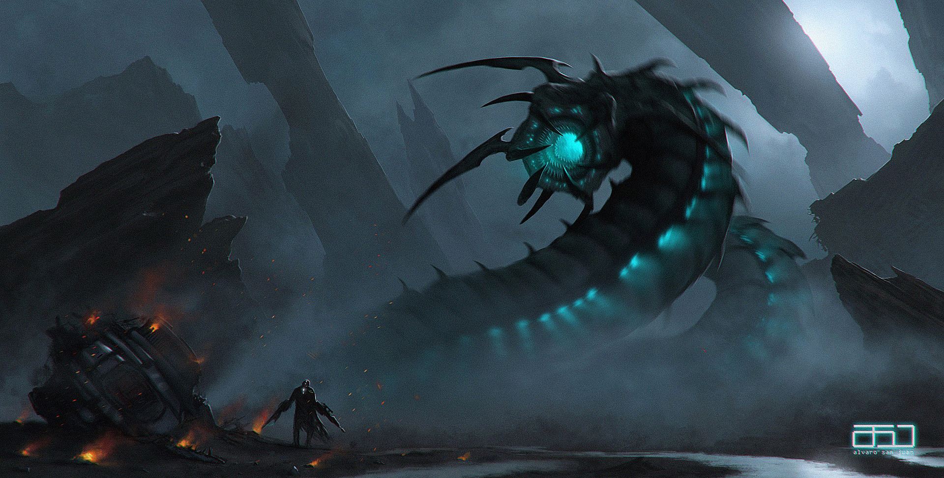 ArtStation - That's a really big worm