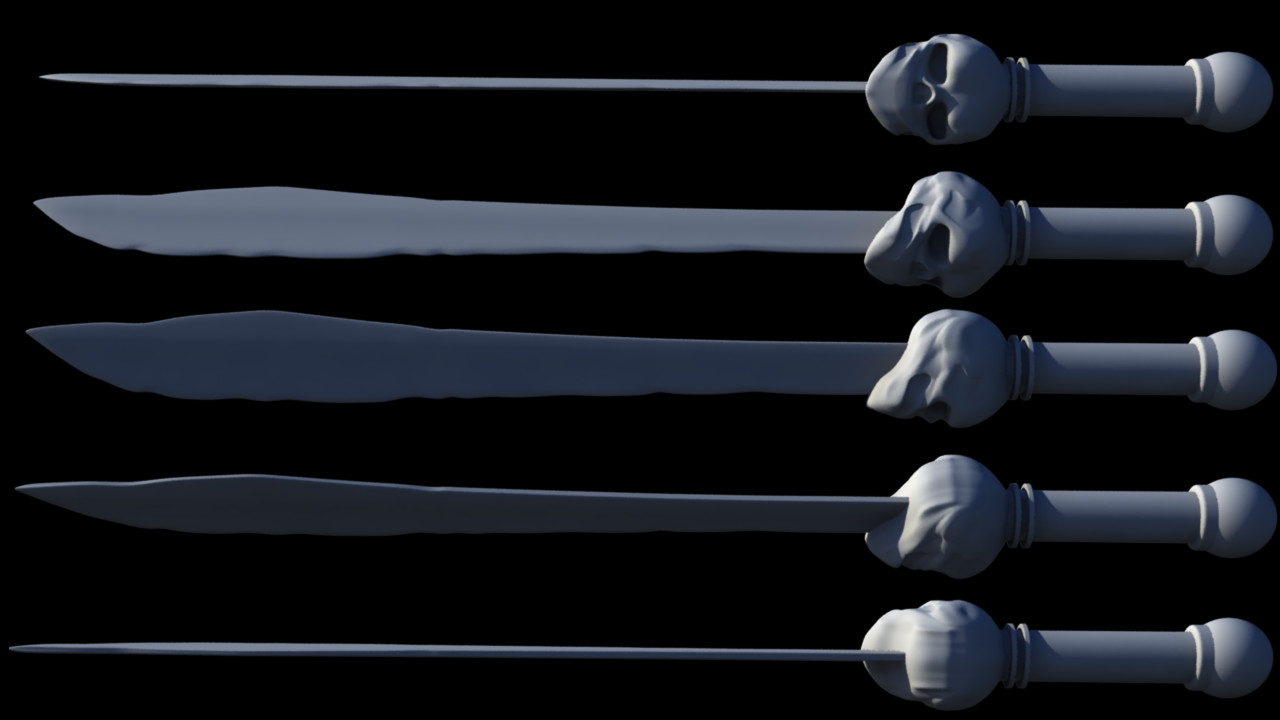 ArtStation - Skull Sword