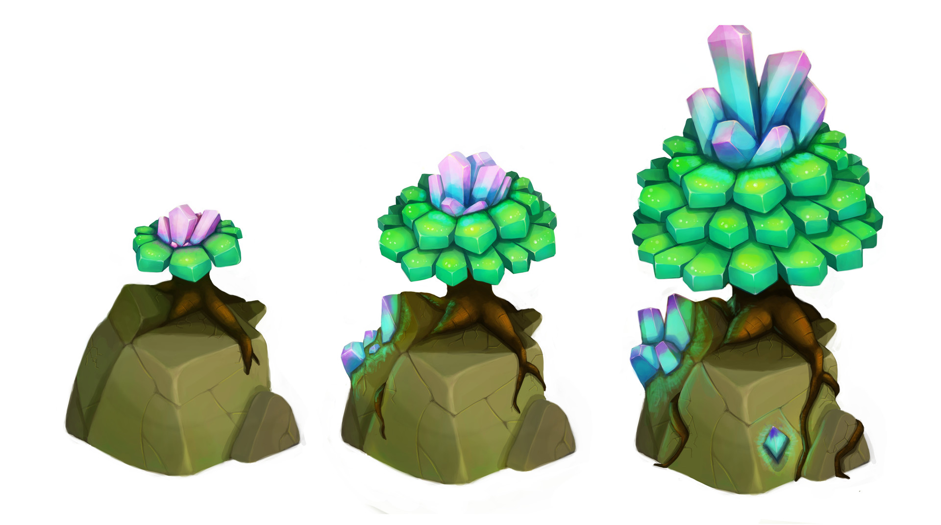 ArtStation - rock wood