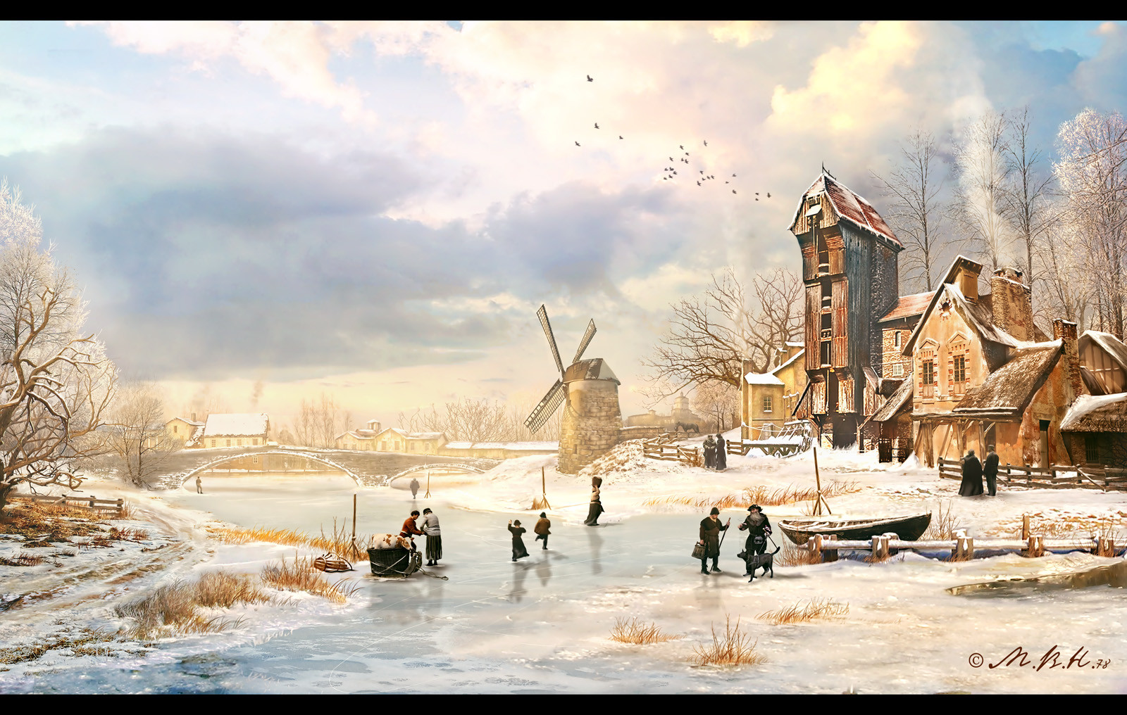 ArtStation - Winter day
