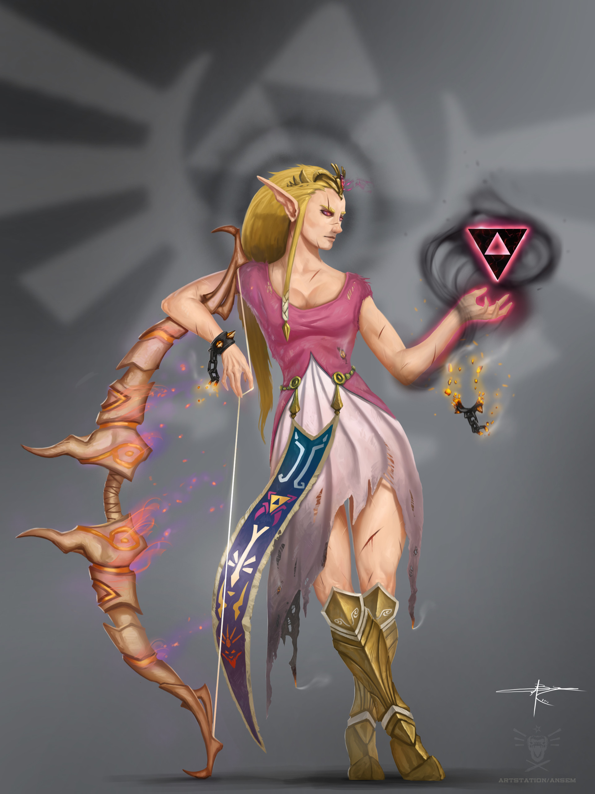 ArtStation - Corrupted Zelda