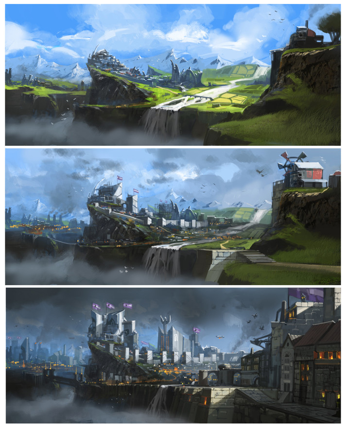 ArtStation - Evolution of a City