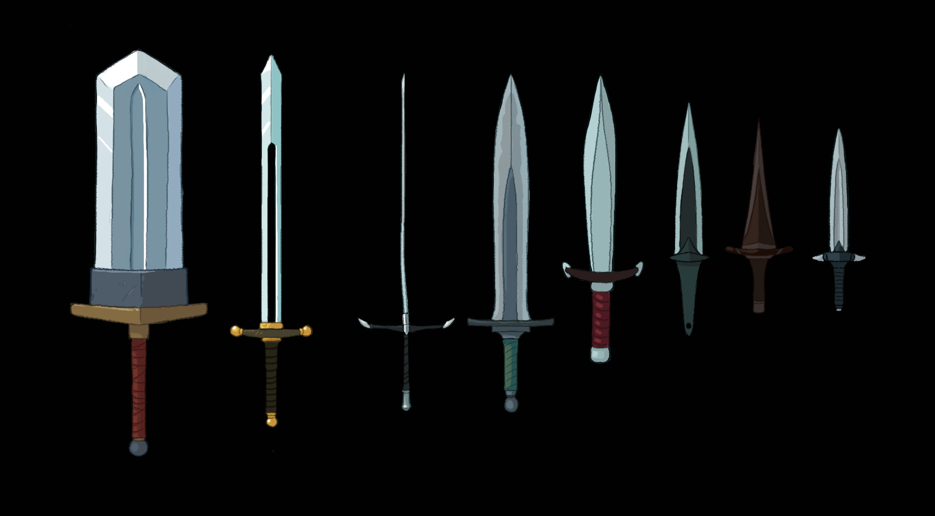 ArtStation - Silver Song Common Sword Designs