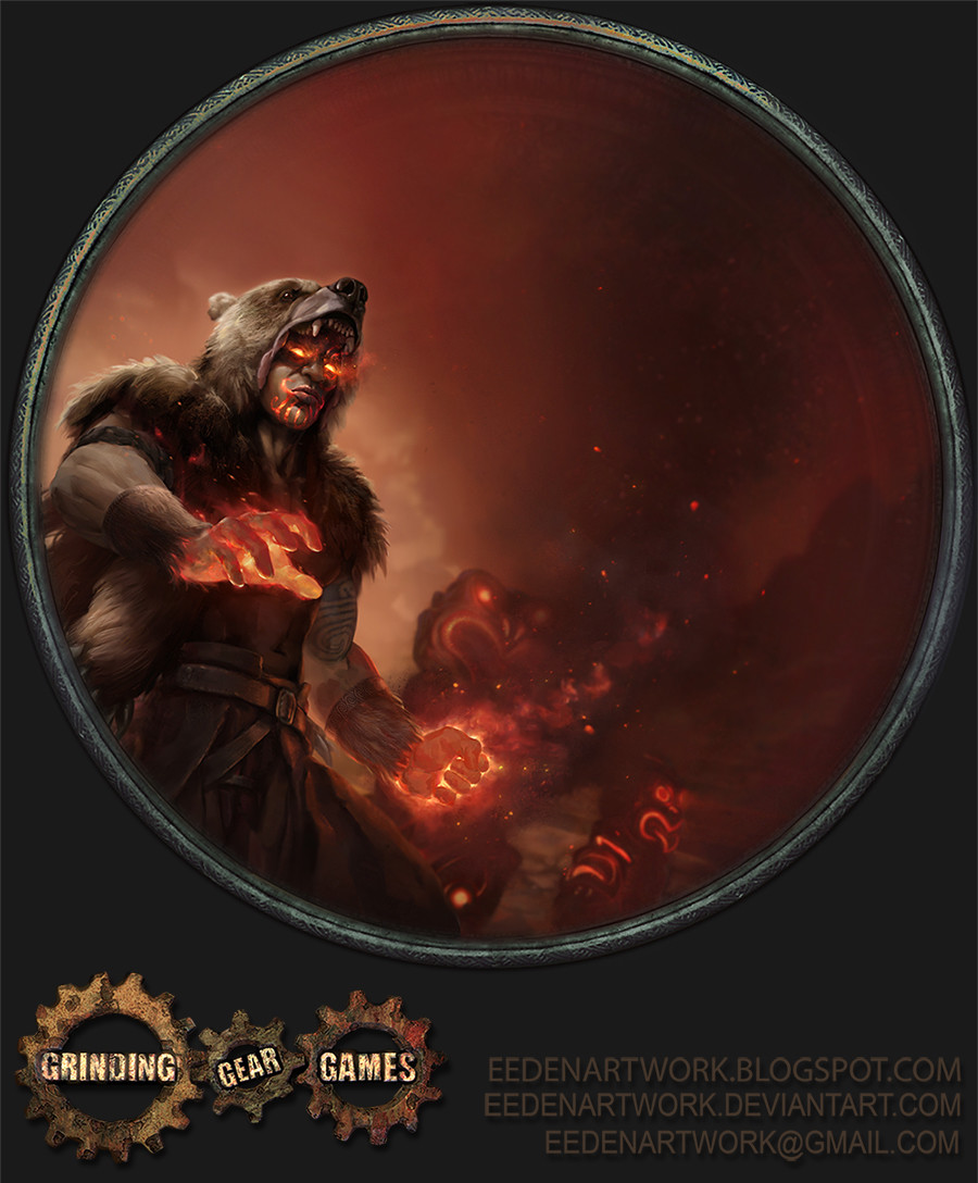 ArtStation - POE Ascendancy Class - Marauder ( Chieftain )
