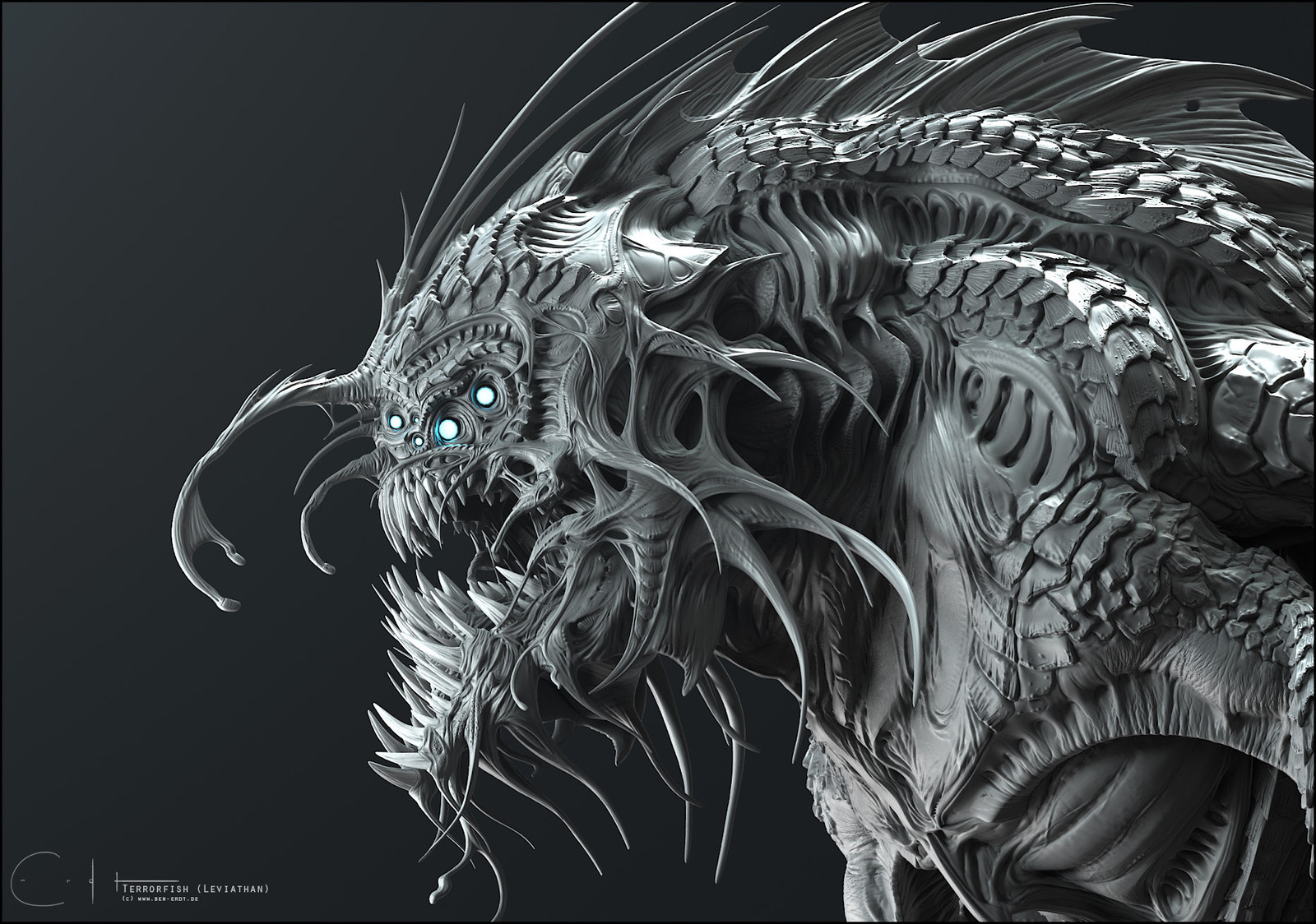 Ben Erdt - Leviathan - Creature Design and Model