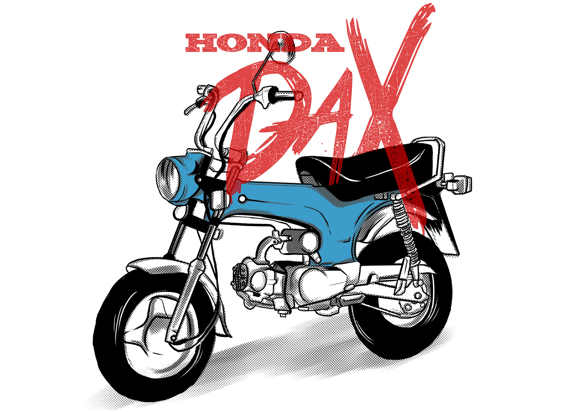 ArtStation - honda DAX