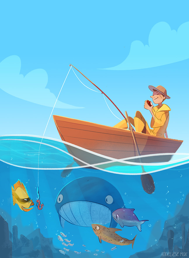 ArtStation - Gone Fishin'