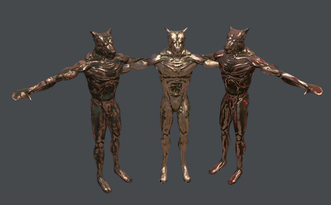 ArtStation - Base enemy statue