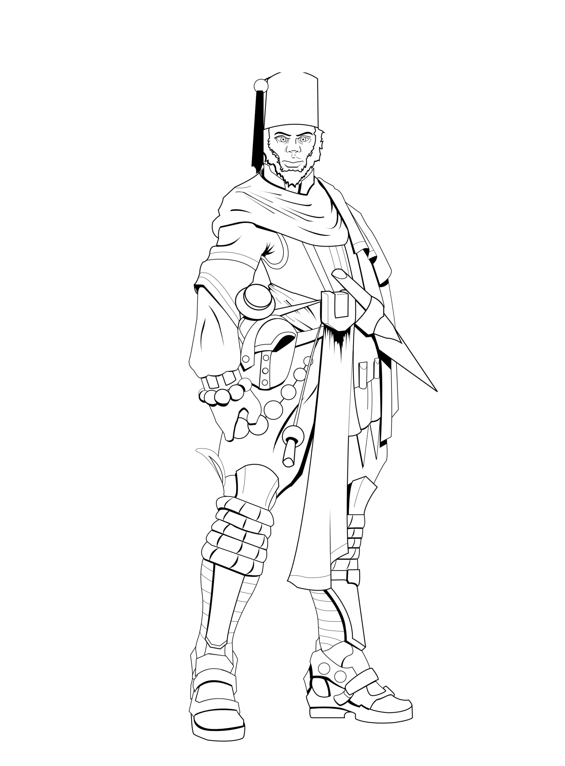 sheik coloring pages