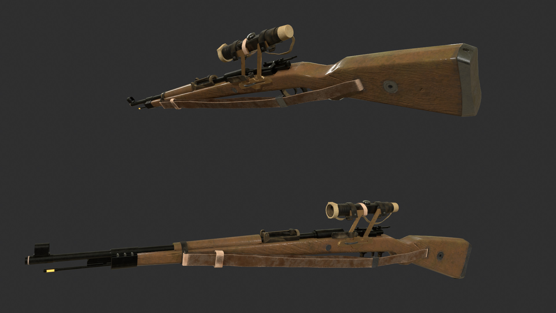 ArtStation - K98 Sniper Rifle