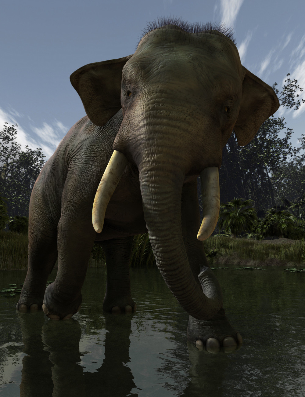 ArtStation - Indian elephant