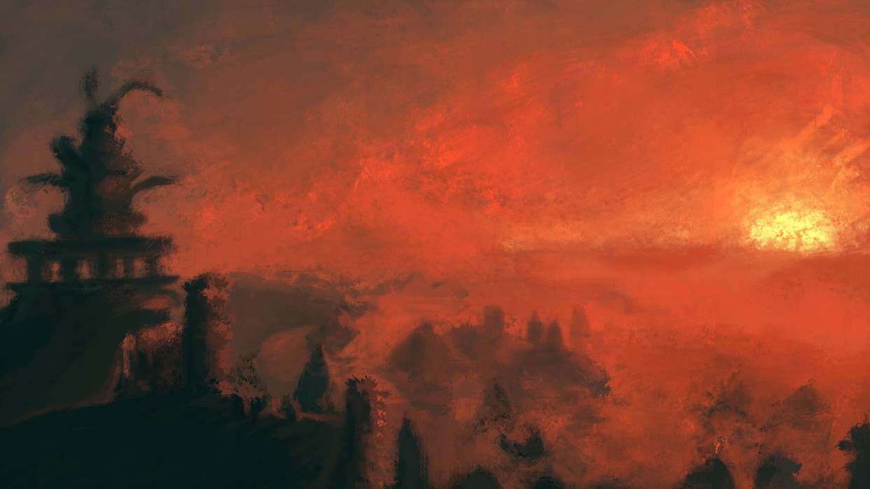 ArtStation - morrowind landscape