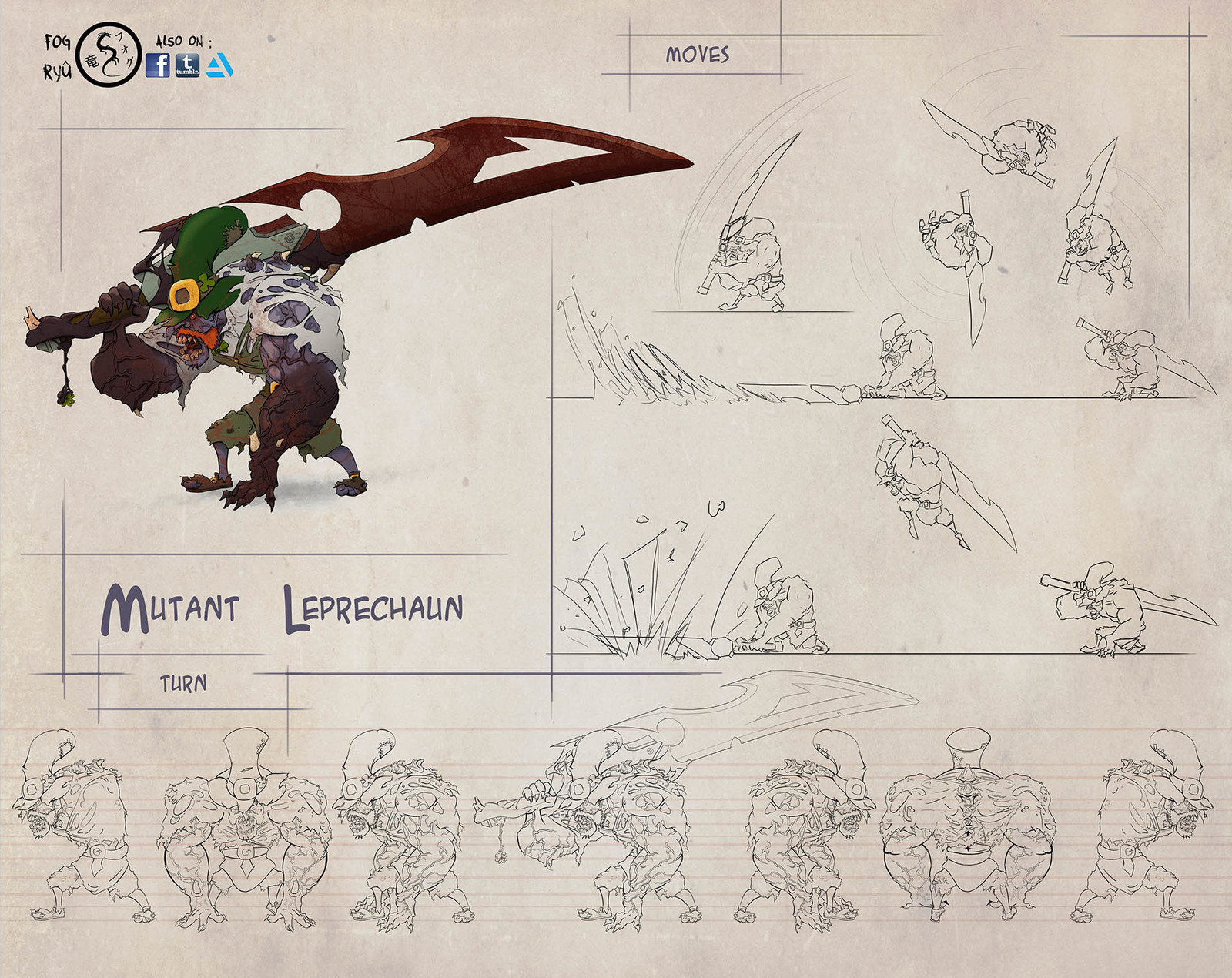 FoG Ryû - Mutant Leprechaun + Idle