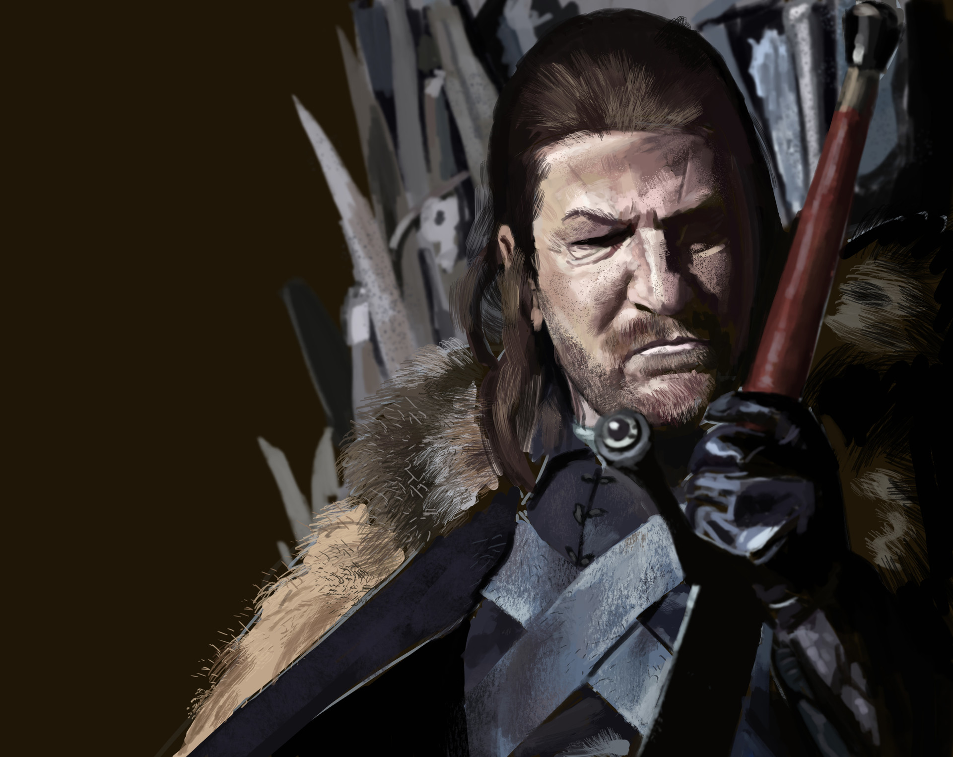 ArtStation - Ned stark study
