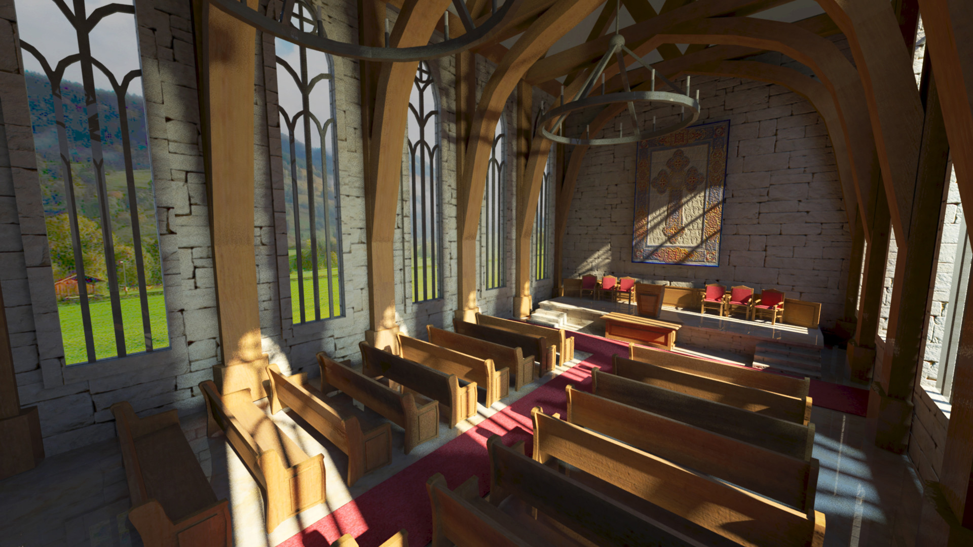 ArtStation - Church Interior