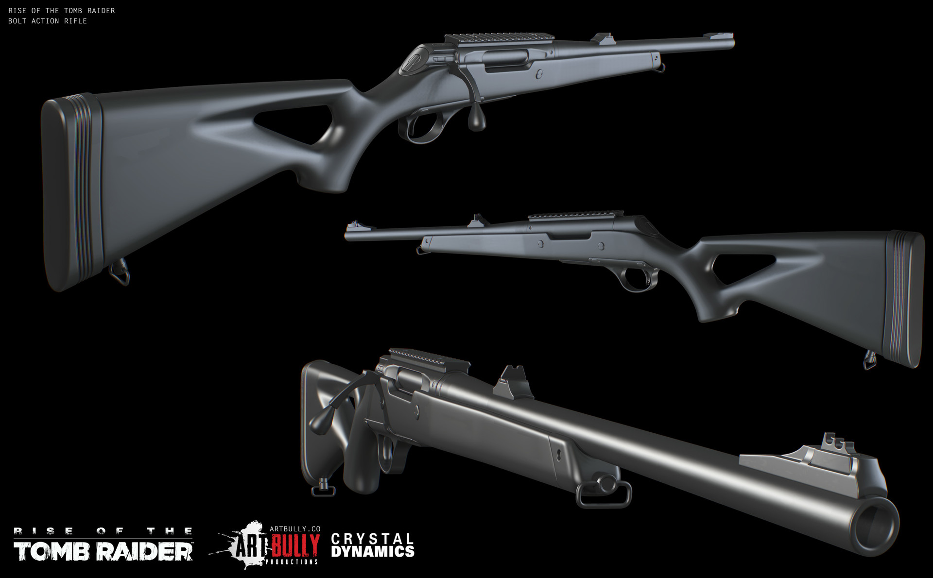 Art Bully Productions - Rise of the Tomb Raider Weapons