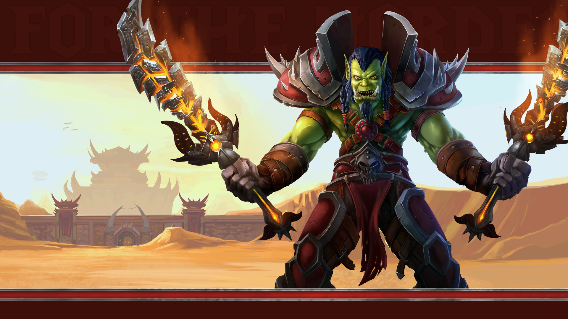 orc warrior wallpaper
