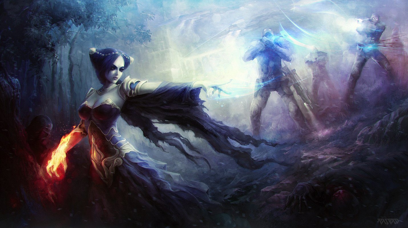 dark witch wallpaper