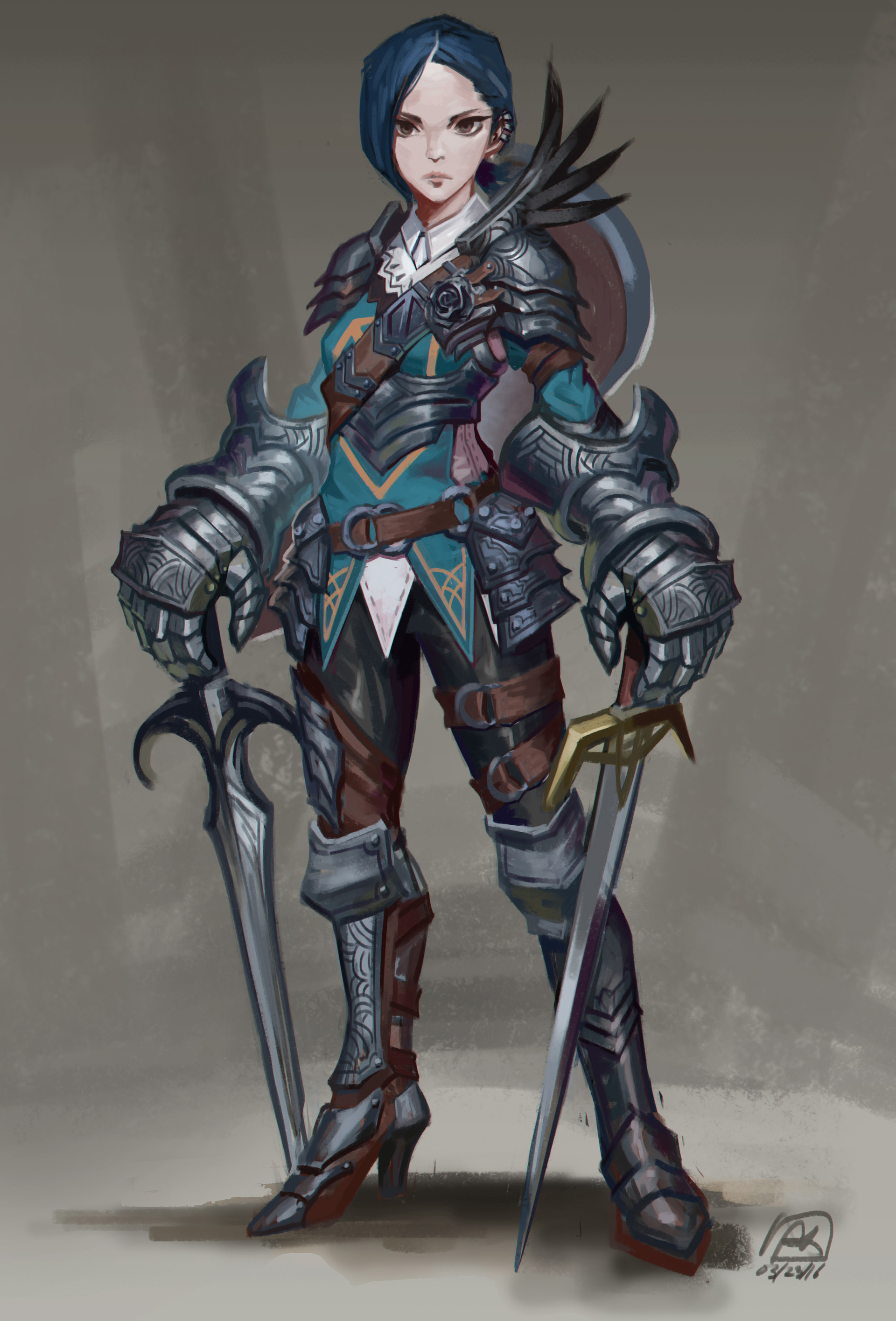 ArtStation - light_armor_design