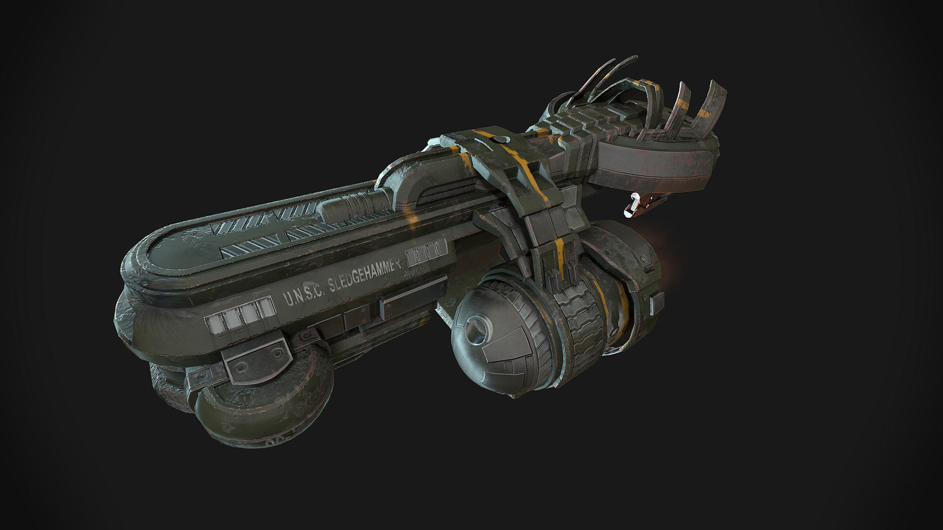 Marius Pieroth - U.N.S.C Gunship (Halo Fan-Art)