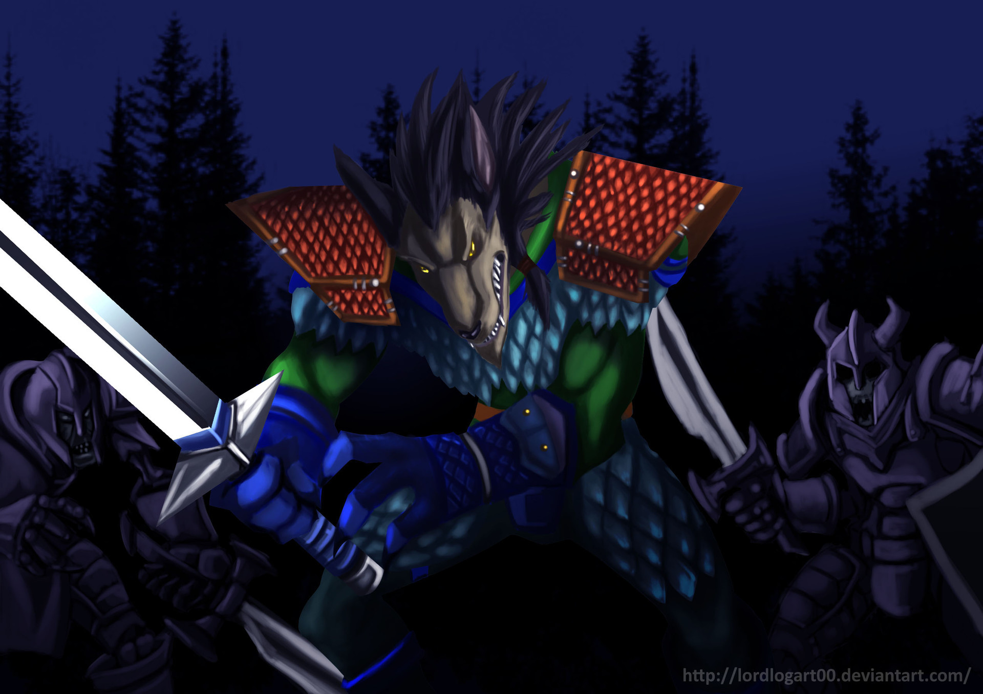World Of Warcraft Worgen Warrior