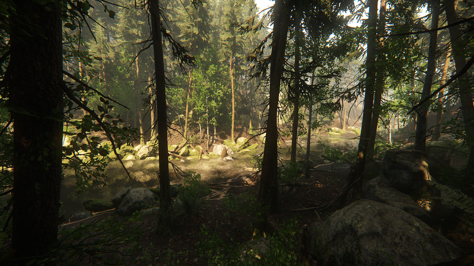 ArtStation - CryEngine forest lighting studies