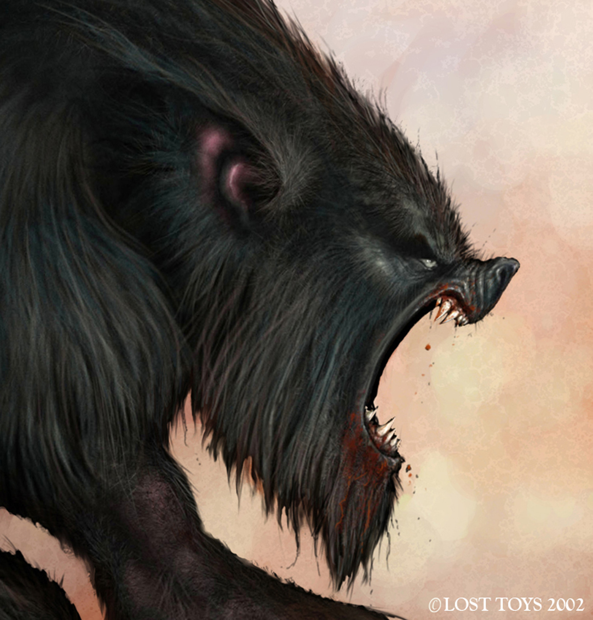 ArtStation - Werewolf, "Feral" project