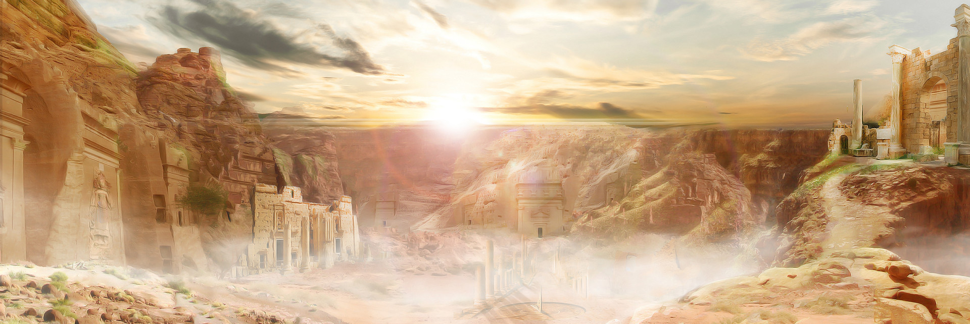 ArtStation - Desert game environment concept