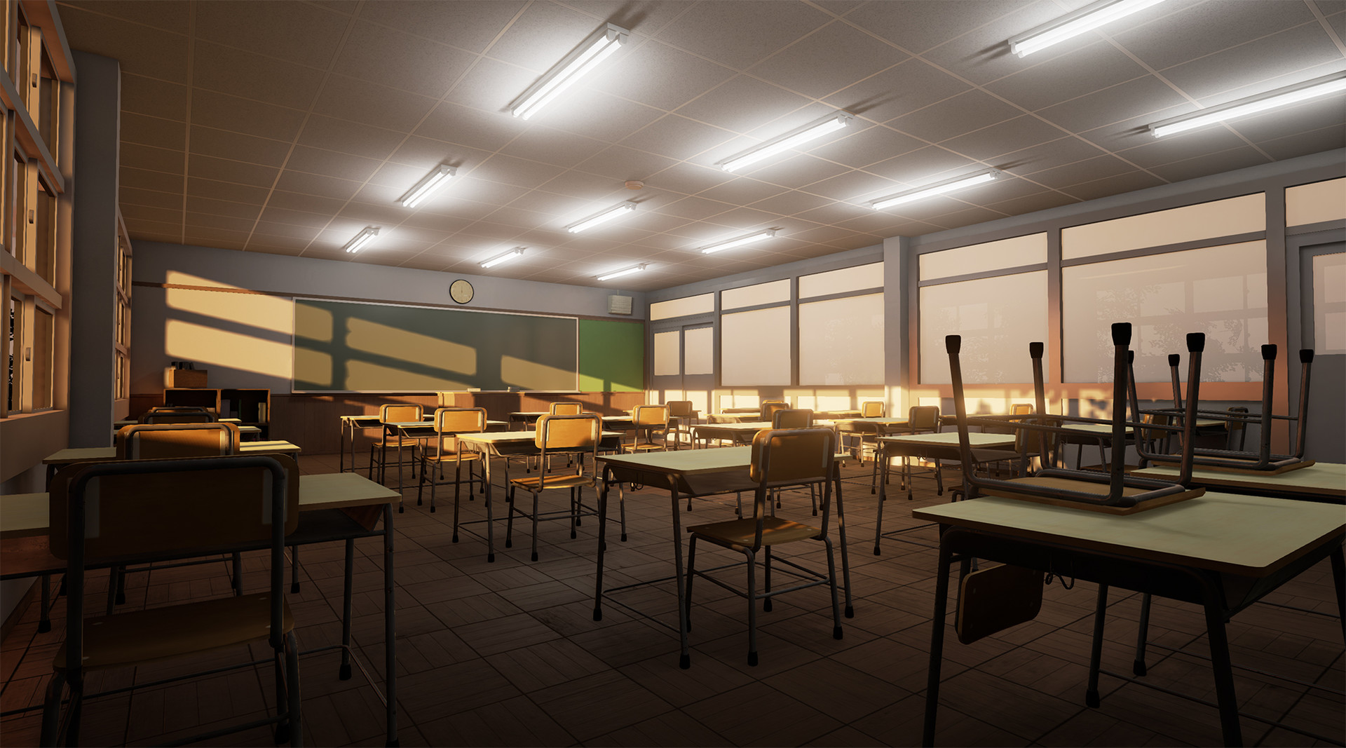 ArtStation - Japanese Classroom