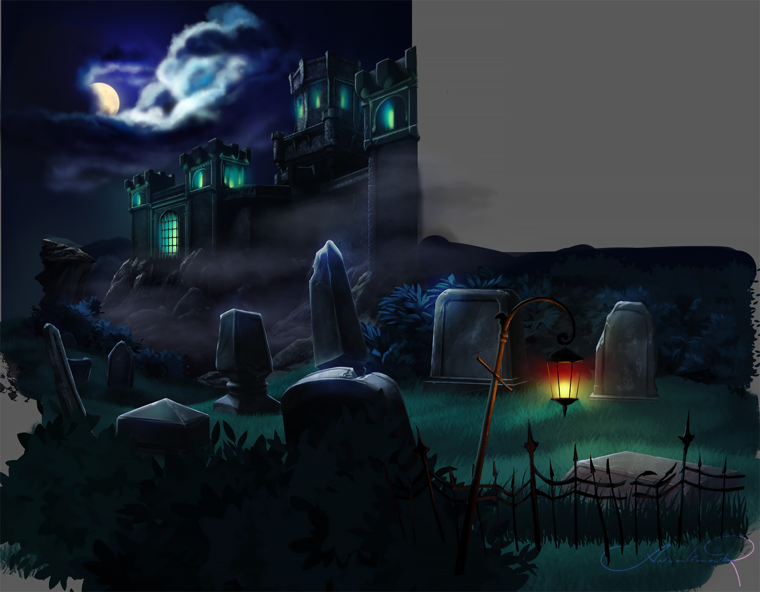 ArtStation - Creepy Castle