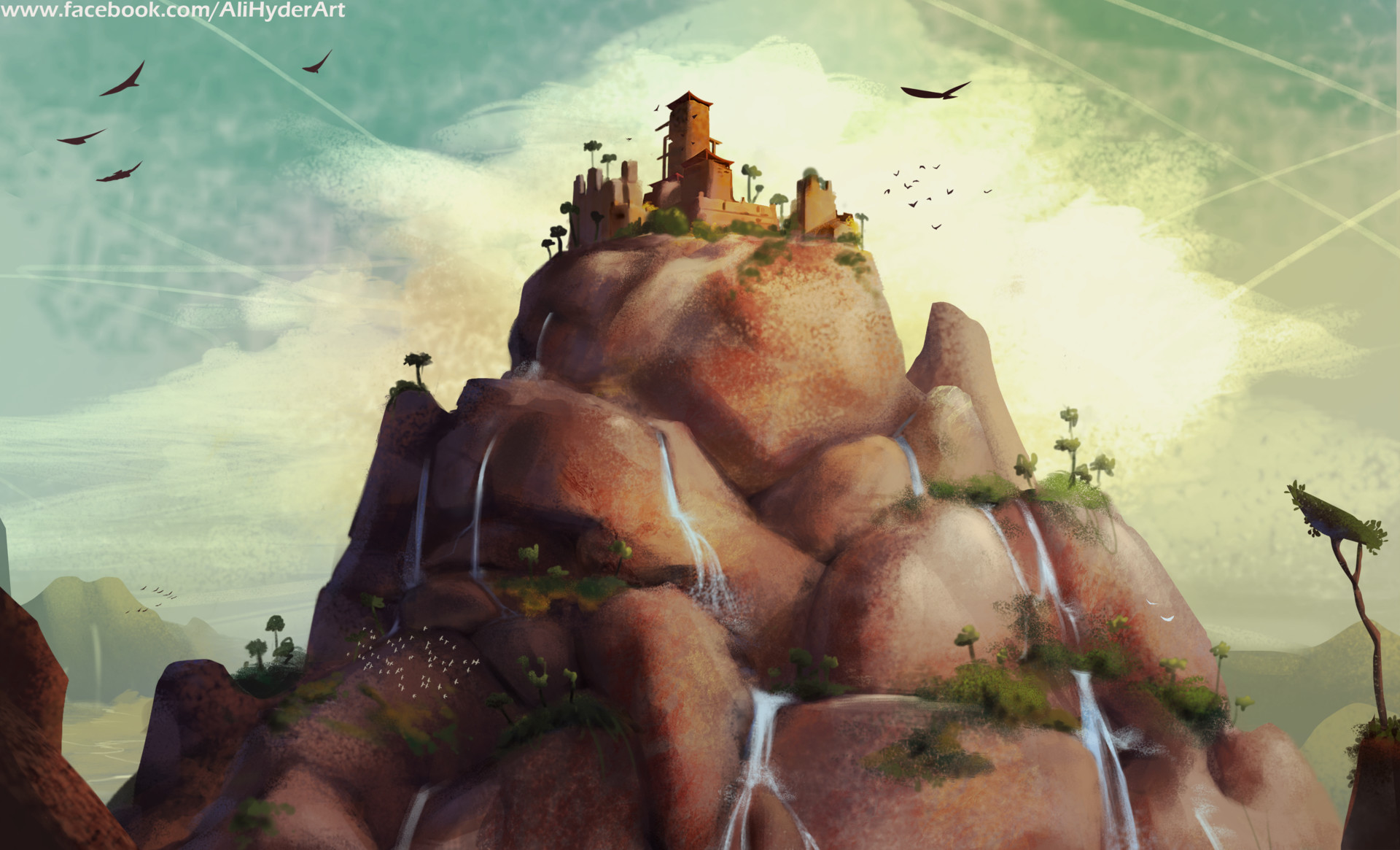 ArtStation - Baltit Fort Concept