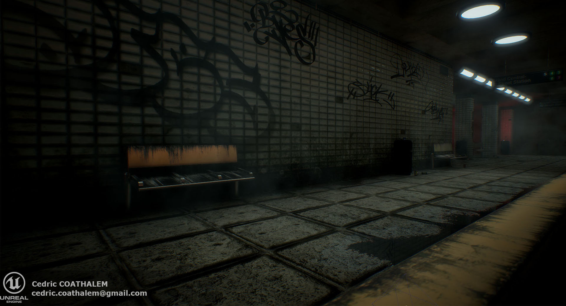 ArtStation - Subway Station [Unreal Engine 4]