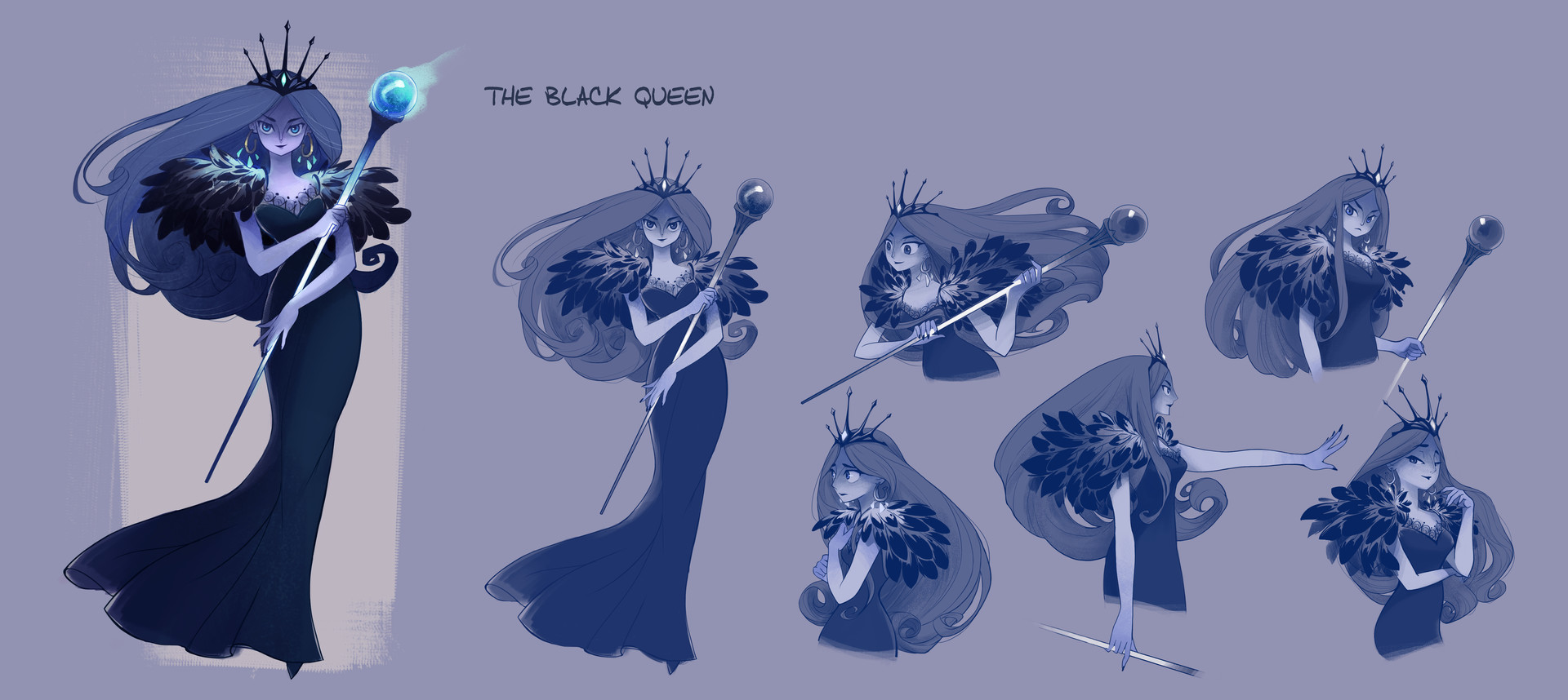 ArtStation - black queen