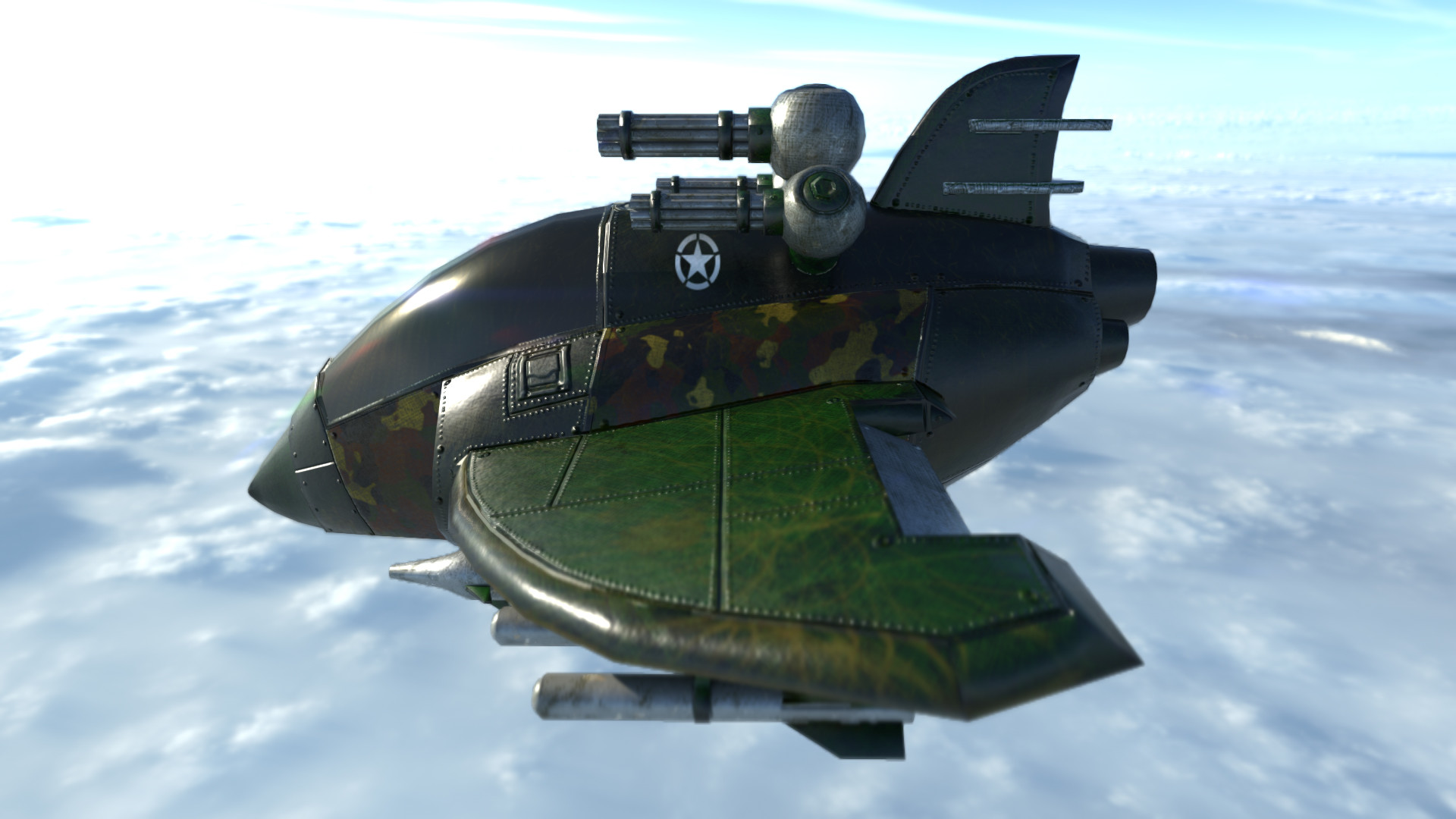 ArtStation - Fighter funny Plane