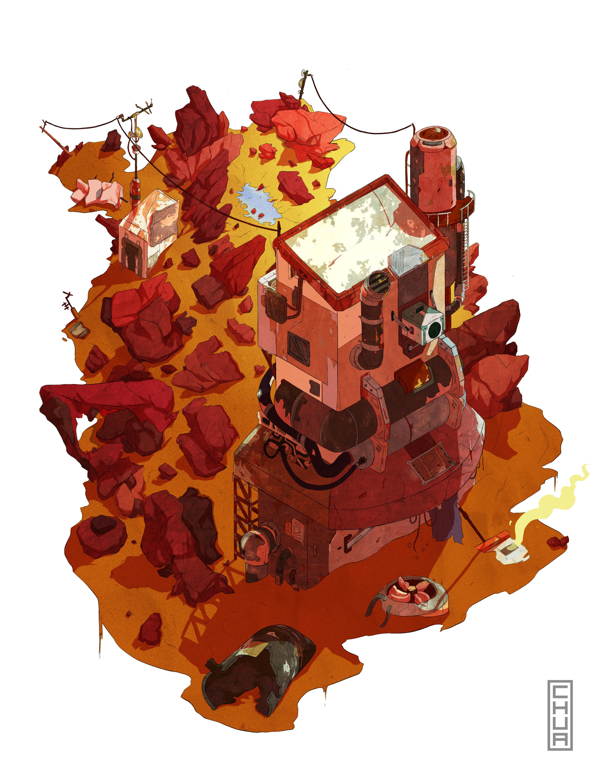 ArtStation - Environment Diorama Concept #6