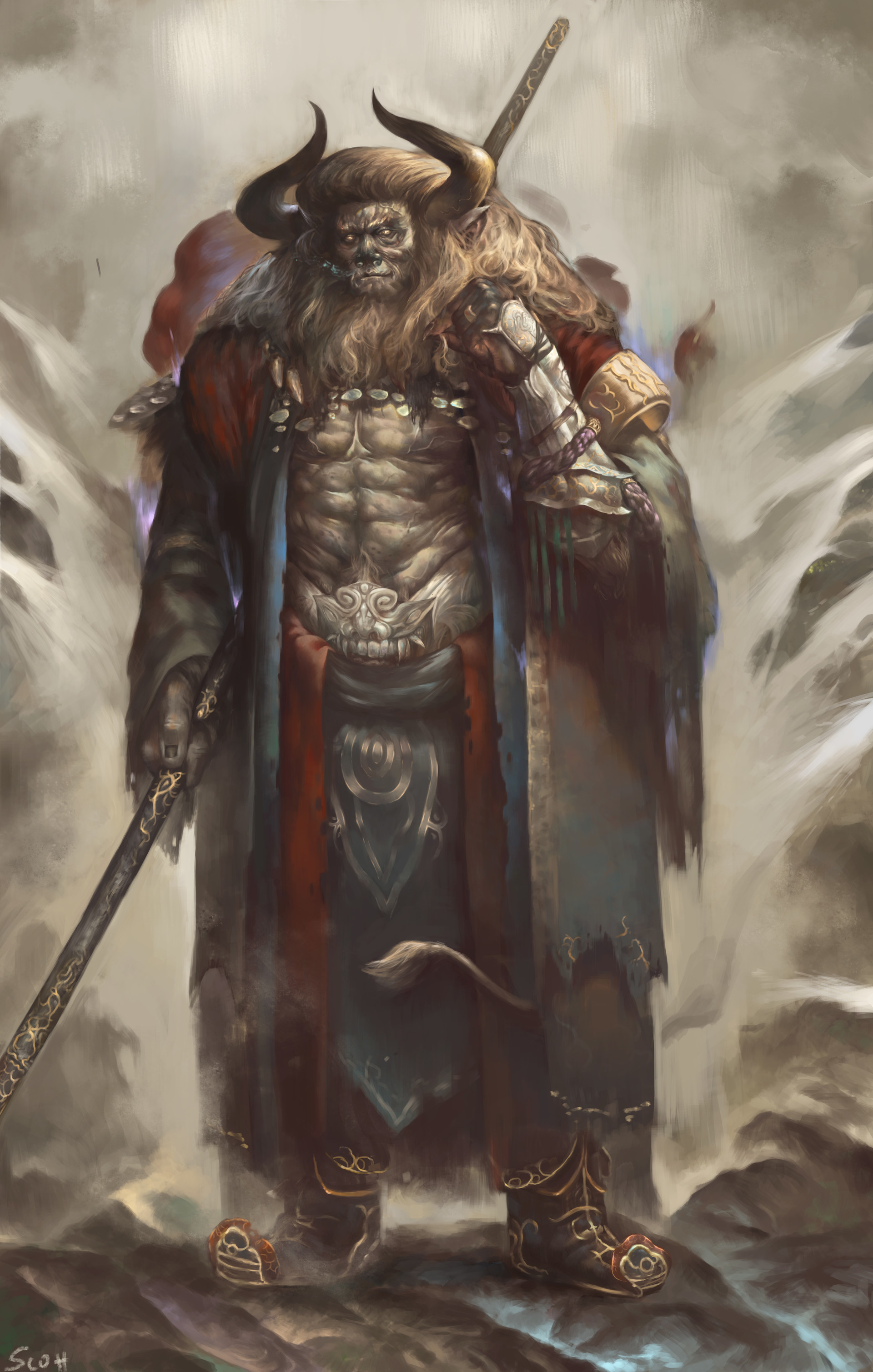 ArtStation - Bull Demon King