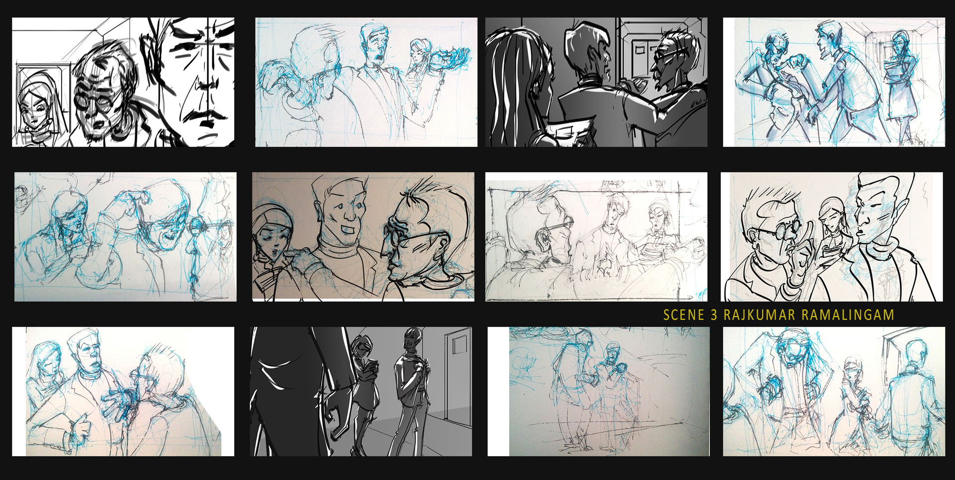 ArtStation - Storyboard for a Student Film