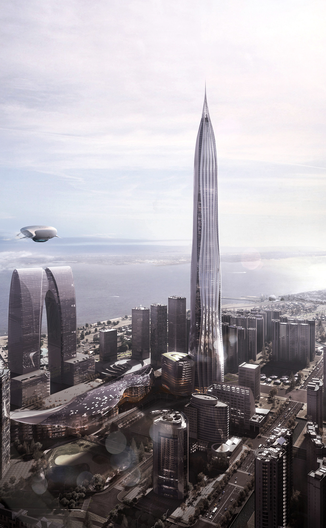 ArtStation - Suzhou MIddle-south Tower