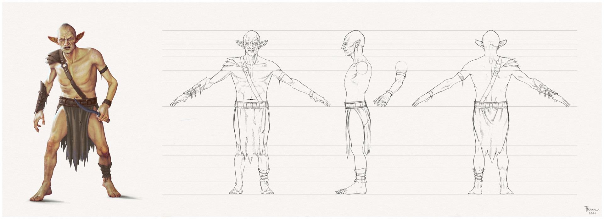 Stylusjutsu Illustrations. - Goblin Concept/ Character Art